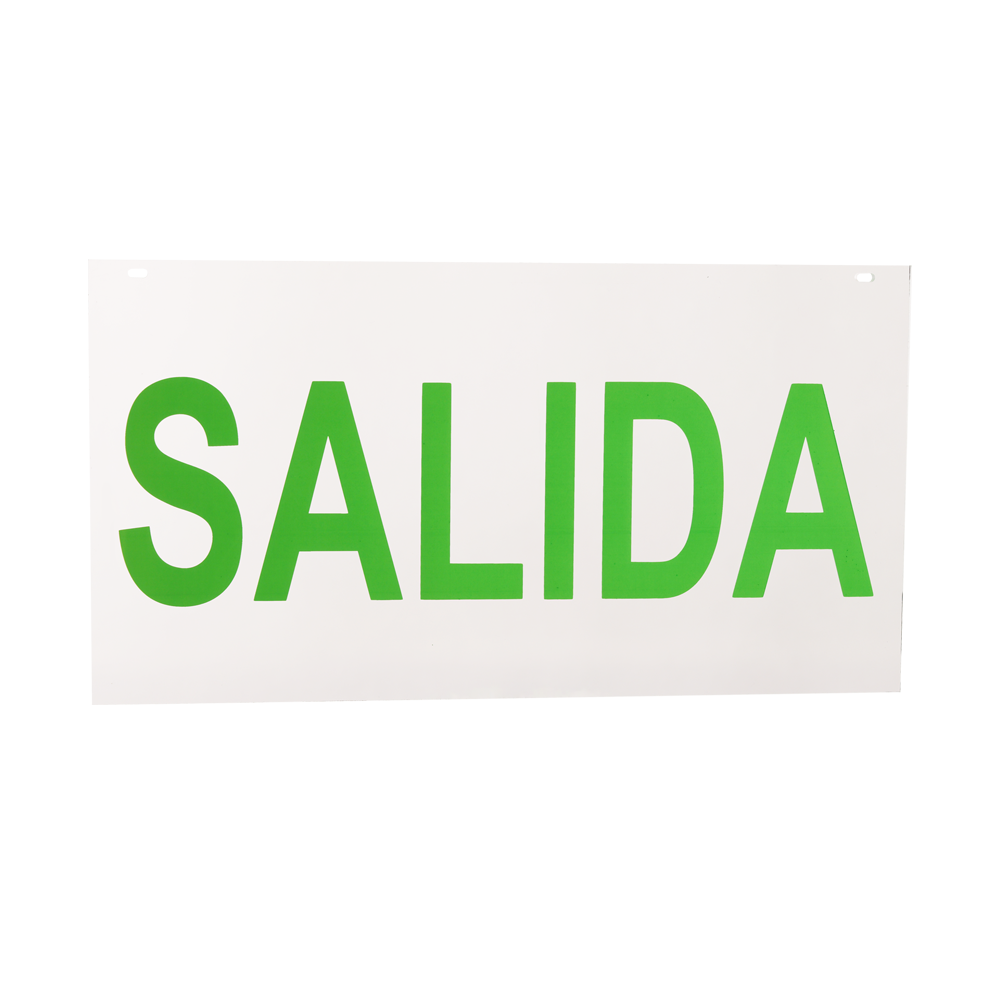SALIDA Exit Sign Panel - NINGBO JIMING ELECTRIC APPLIANCE CO., LTD.