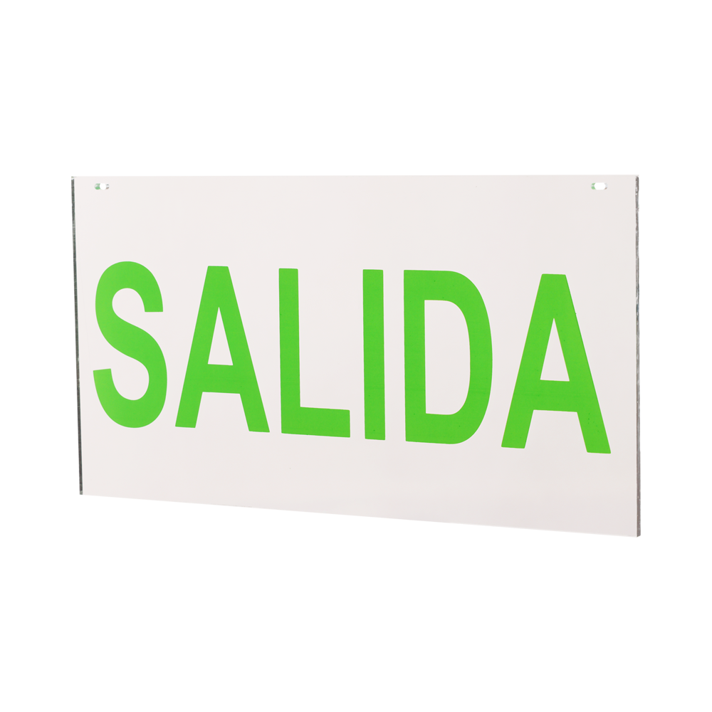 SALIDA Exit Sign Panel - NINGBO JIMING ELECTRIC APPLIANCE CO., LTD.